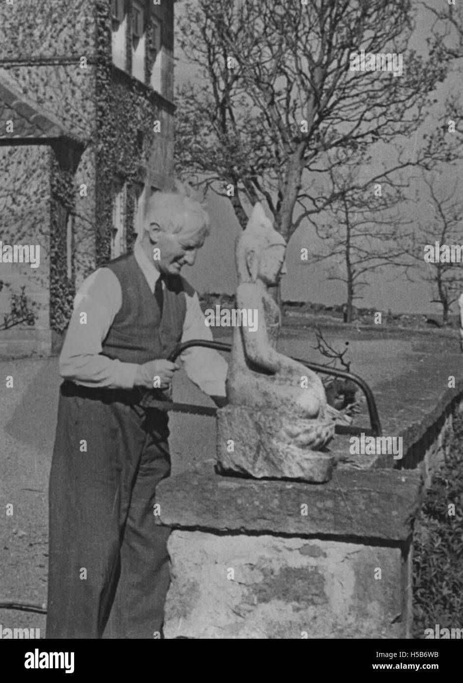A portrait of William Beveridge, a British social reformer and ...