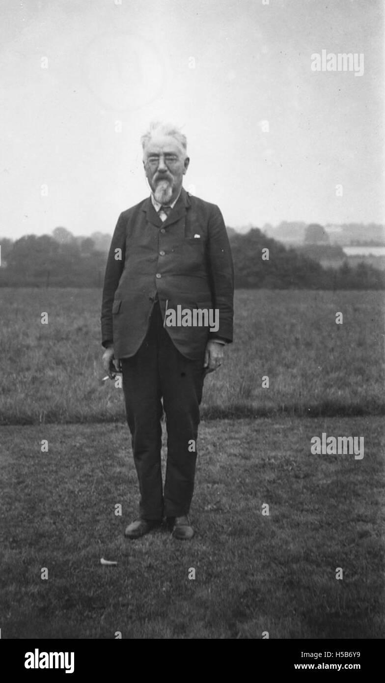 A portrait of Sidney Webb, a British economist and social reformer ...