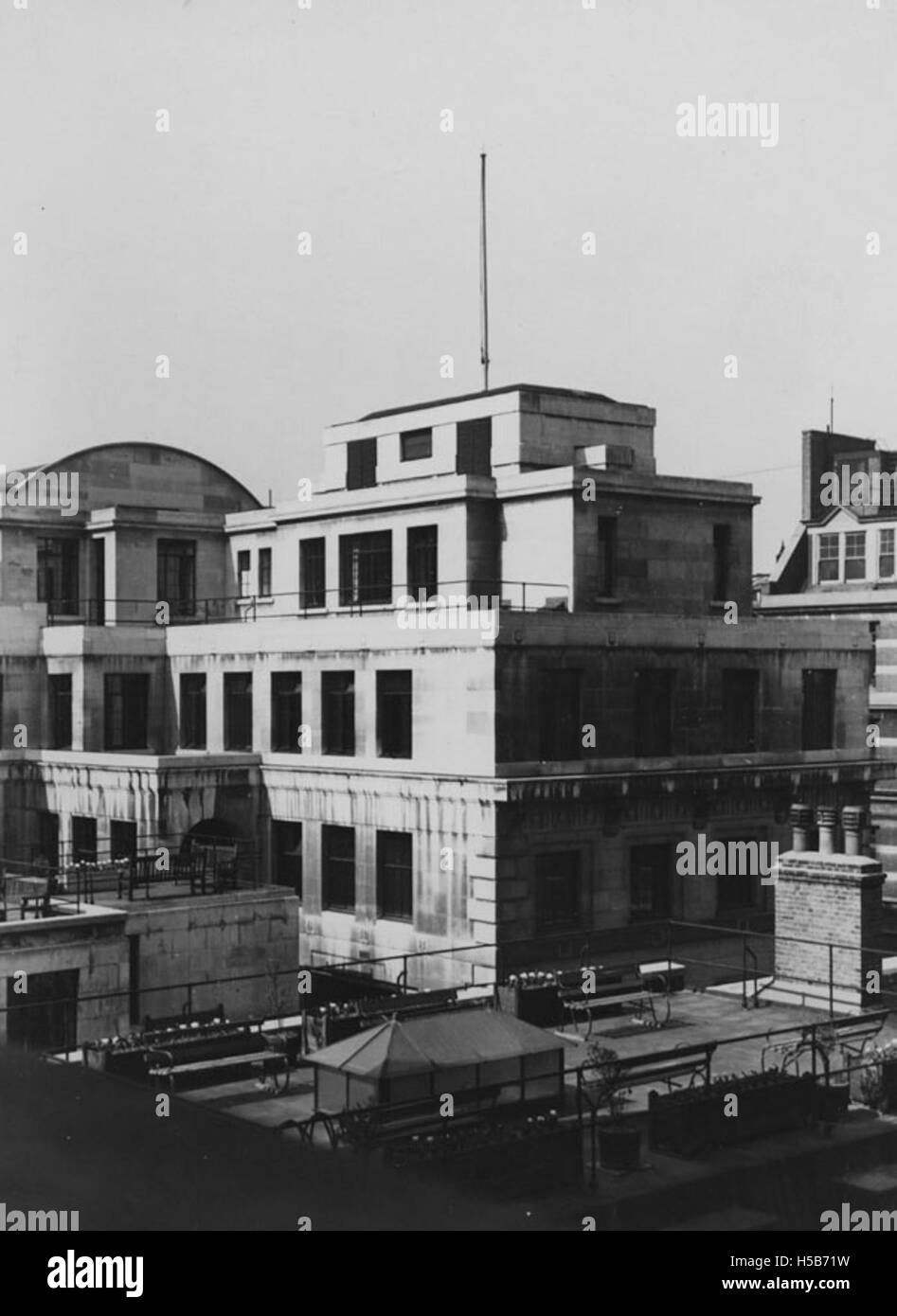 This photograph depicts a view of the Old Building, likely an important ...