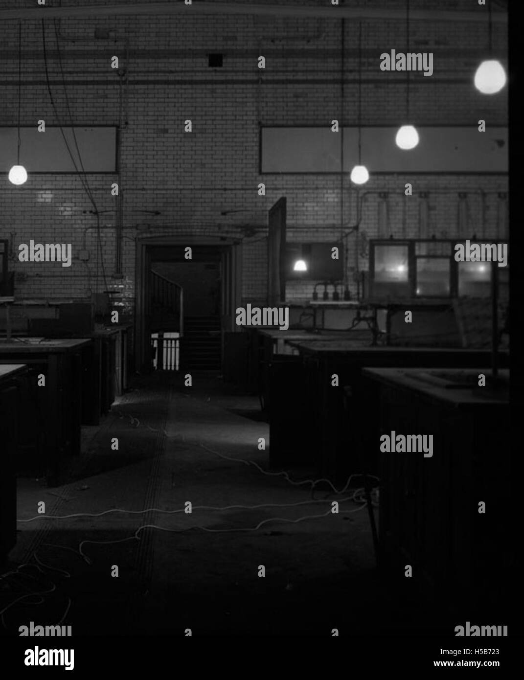 The interior of a building, possibly a former Government Laboratory in ...