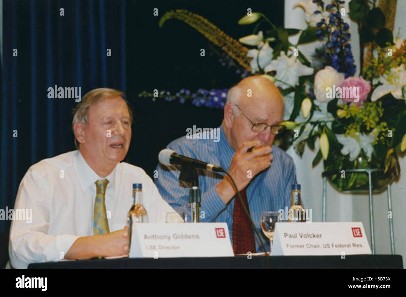 This photo captures a debate held on June 23, 2003, addressing the ...