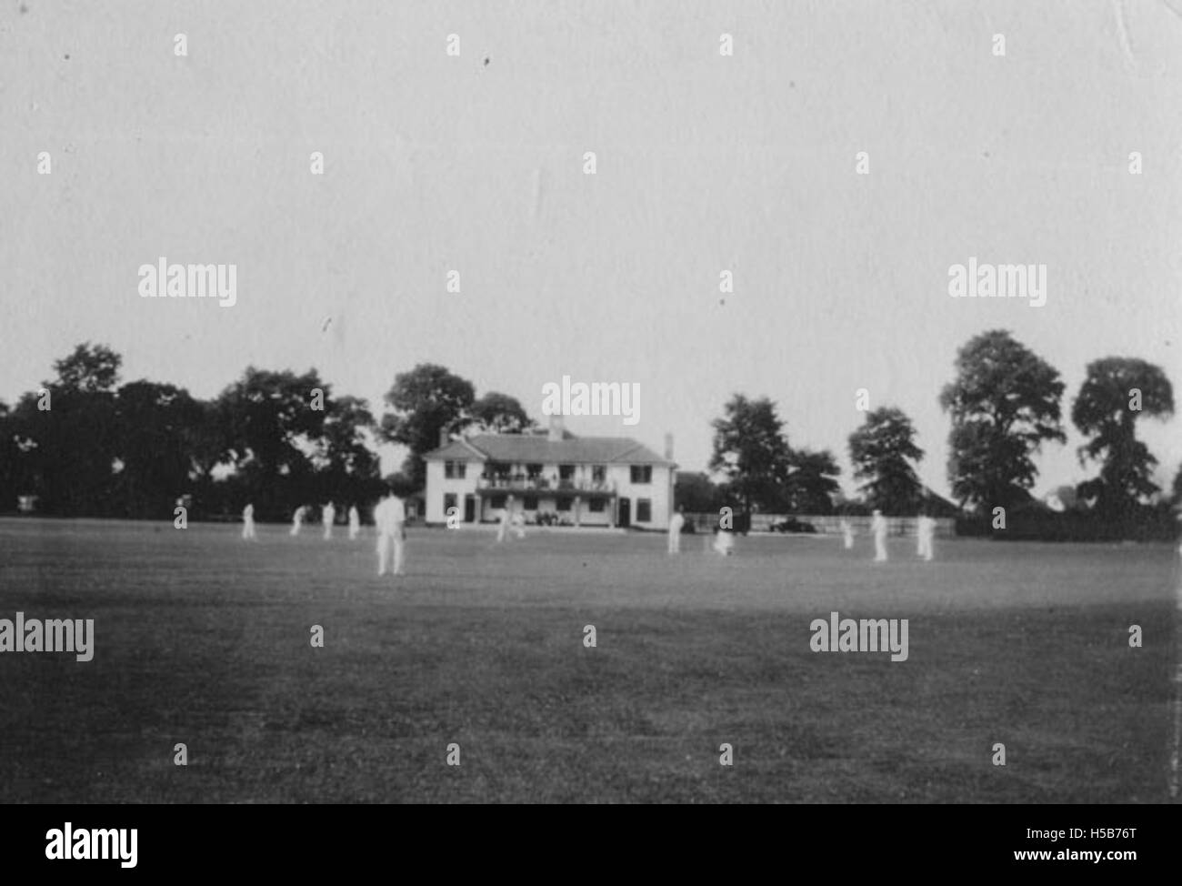 The LSE Cricket Club is pictured at the Malden Sports Ground in 1929 ...