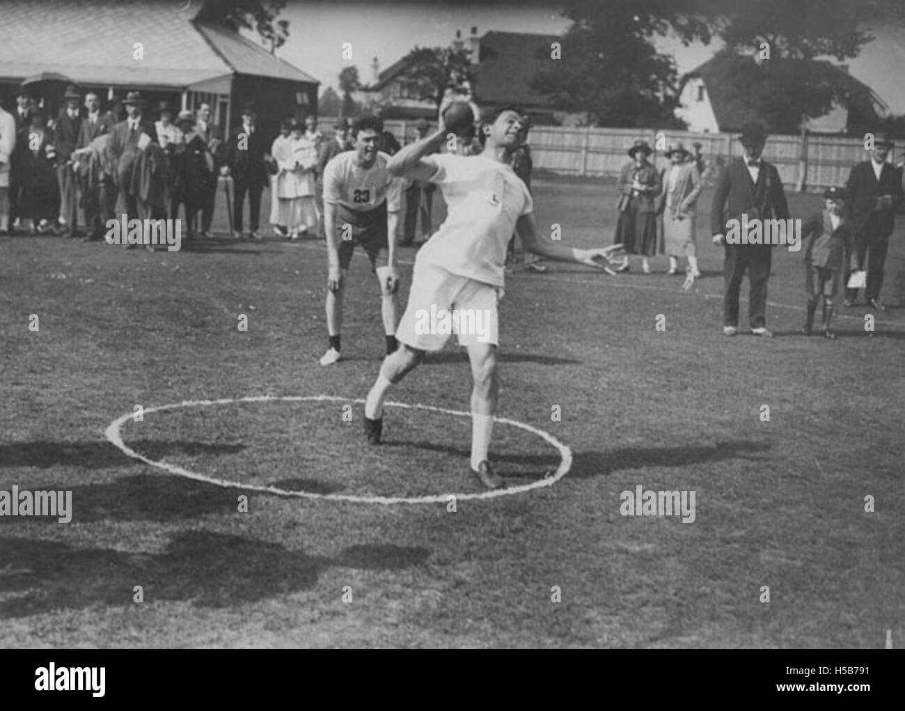 This image captures a sports event at Malden Sports Ground during the ...
