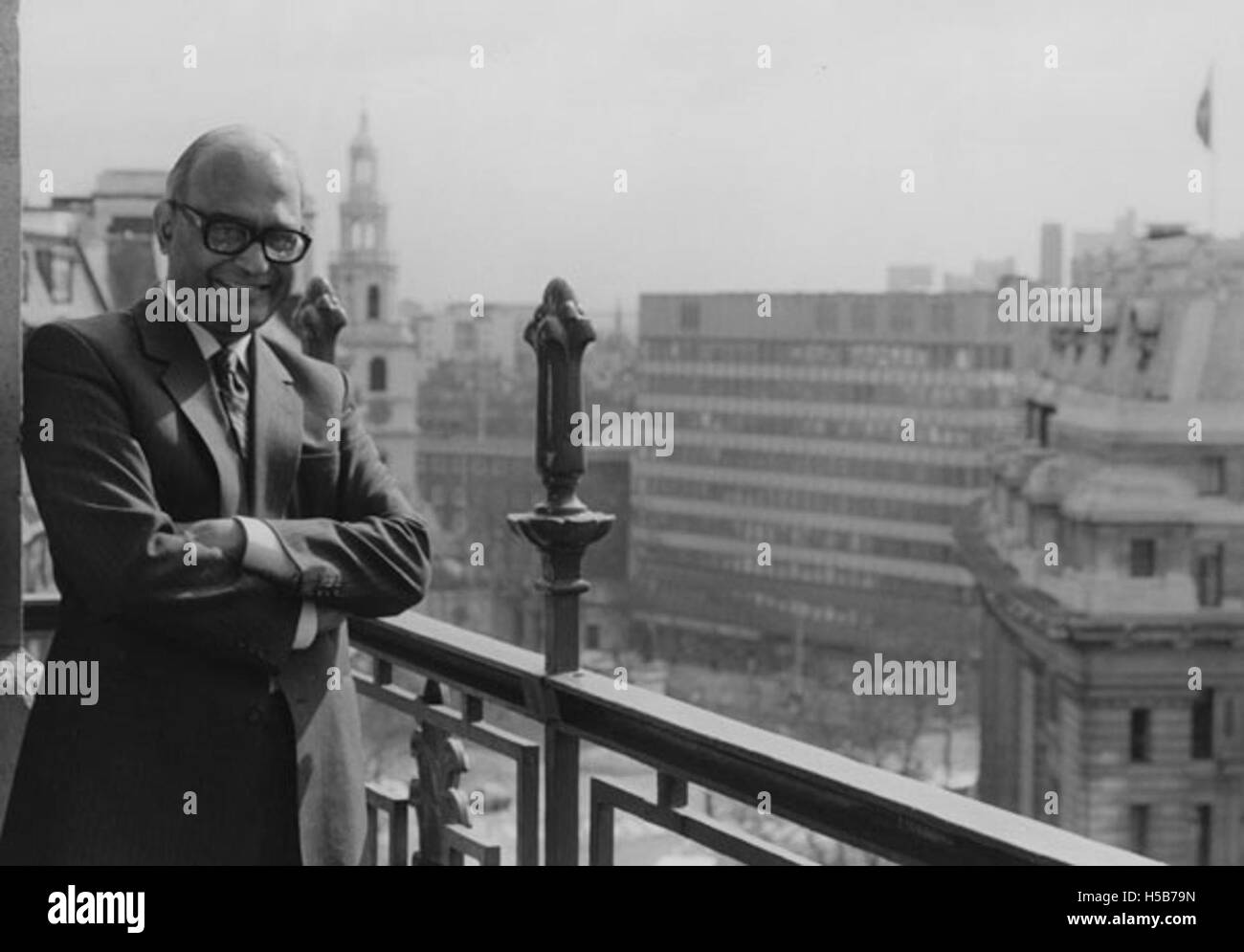 Dr. I.G. Patel, a prominent figure in economics, is captured in a ...