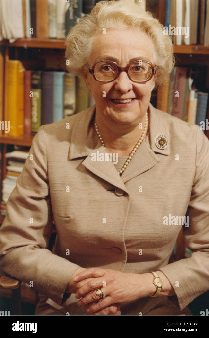 A portrait or photograph of Audrey Lambert taken in 1982. The image may ...