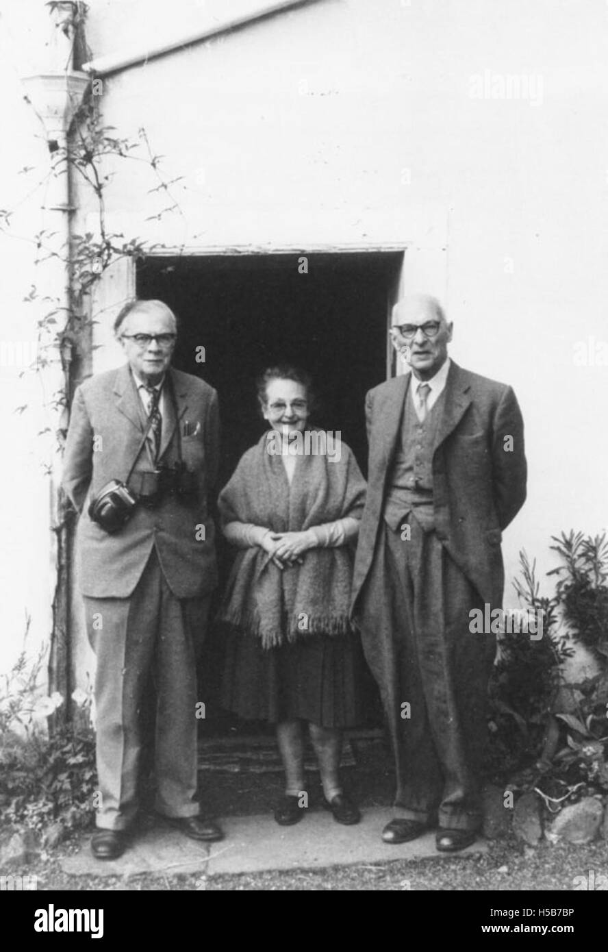 A portrait or photograph of Sir Alexander Morris Carr-Saunders, a ...
