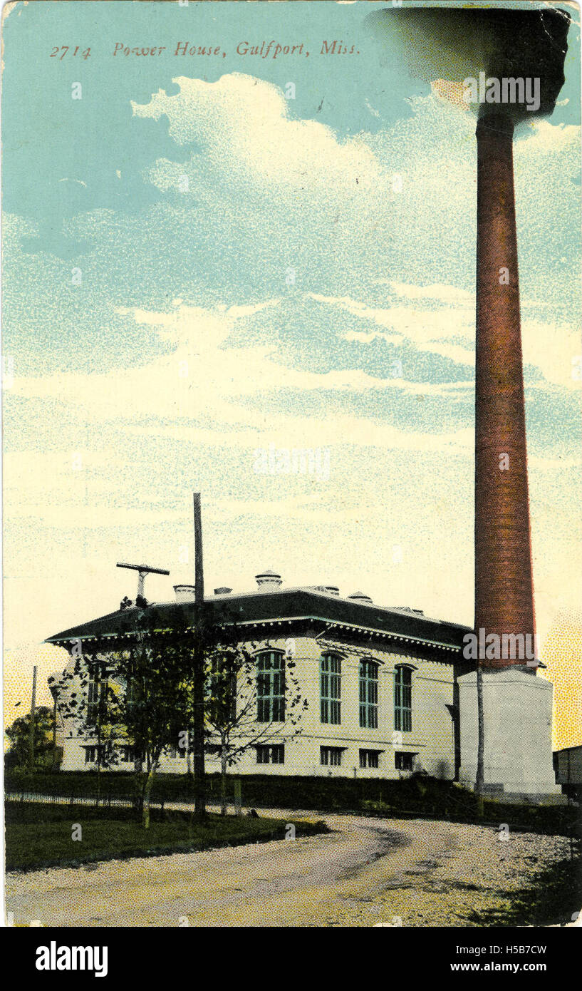The Power House in Gulfport, Mississippi, is a key energy generation ...