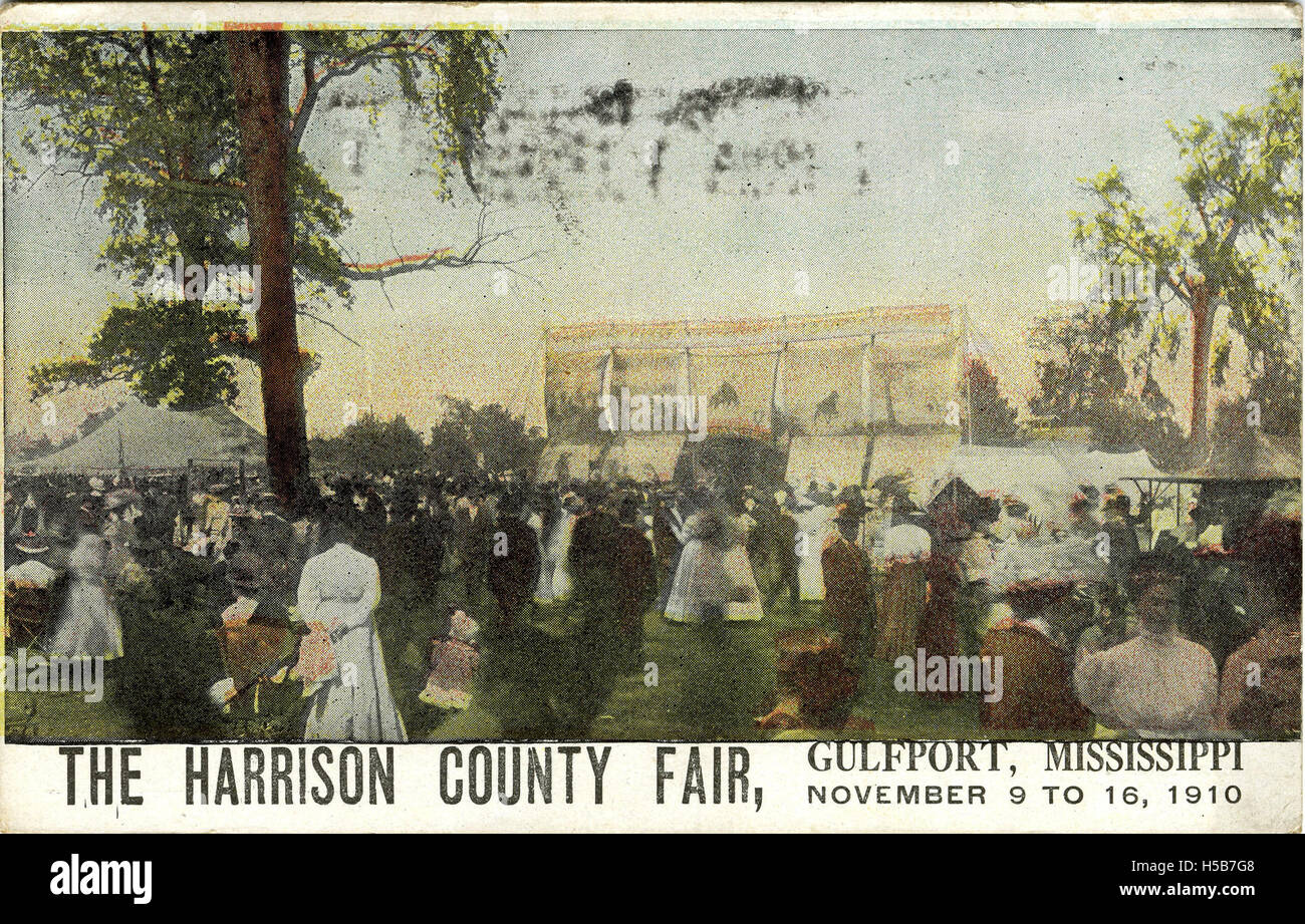 This image shows the Harrison County Fair held in Gulfport, Mississippi ...