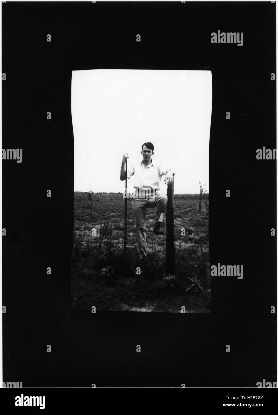 A photograph showing an unidentified man. Without further details, the ...