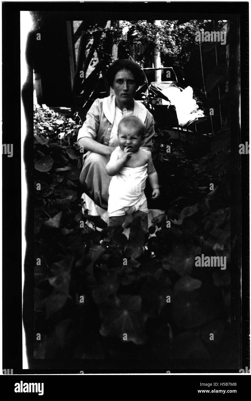 A photograph of a baby, possibly named Heslip, likely capturing a ...