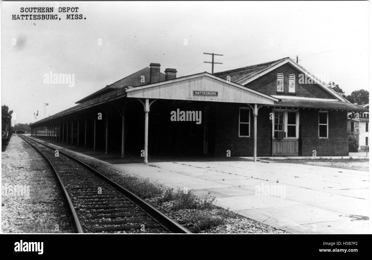 The Southern Depot in Hattiesburg, Mississippi, is a historic railway ...