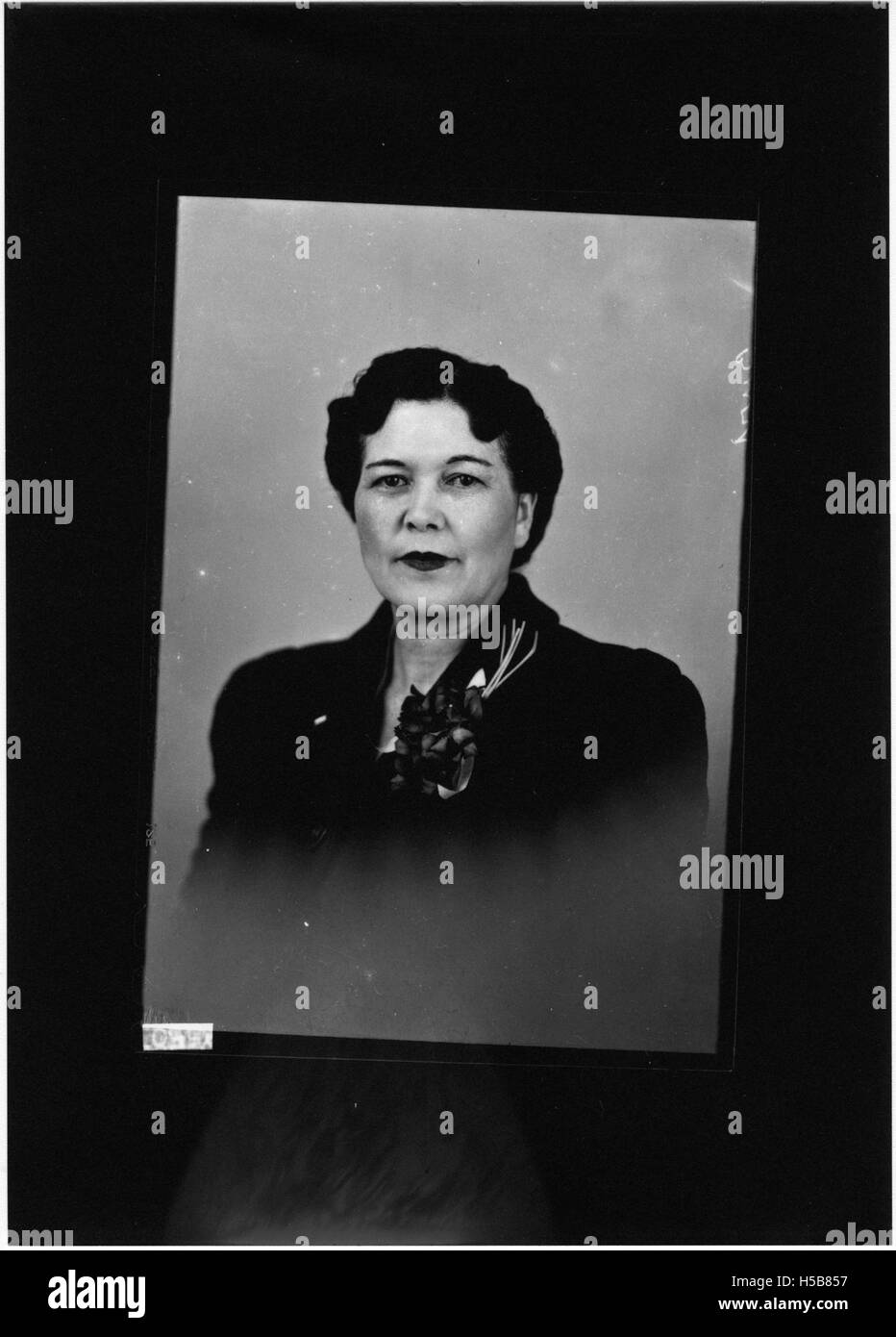 Portrait photograph of unidentified woman Stock Photo - Alamy