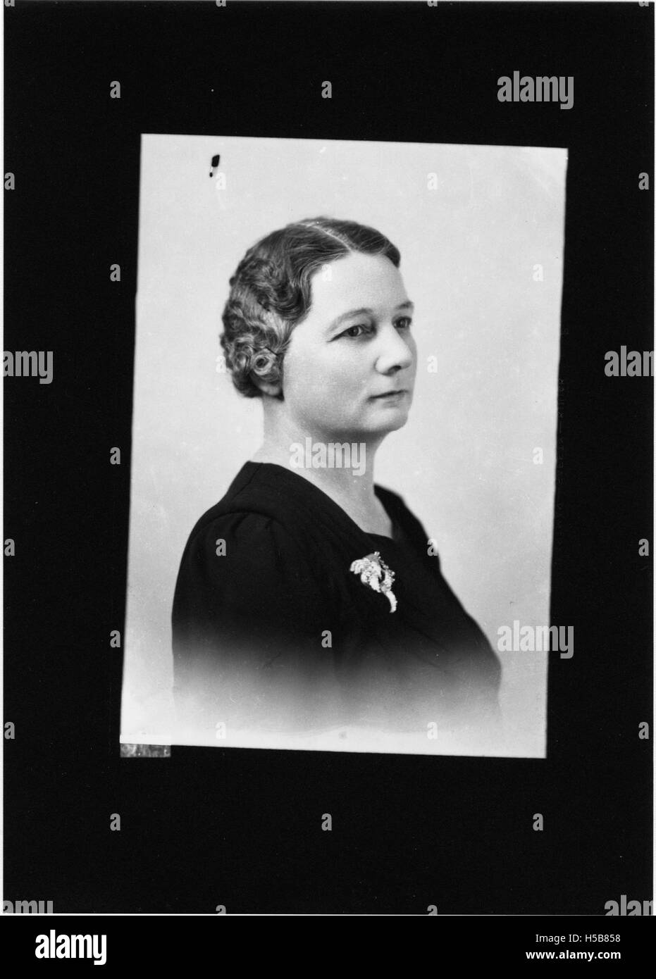 Portrait photograph of unidentified woman Stock Photo - Alamy