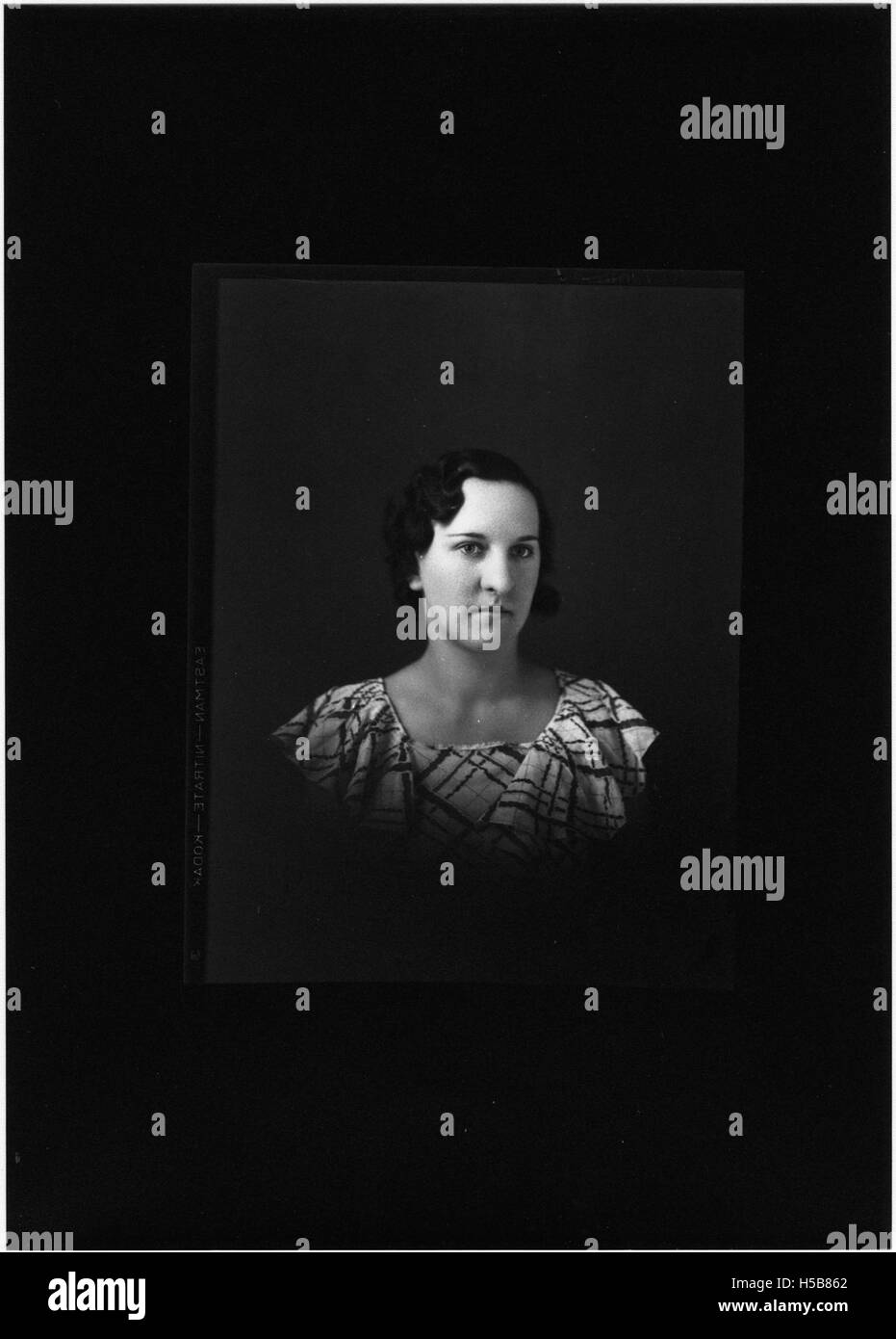 Portrait photograph of unidentified woman Stock Photo - Alamy