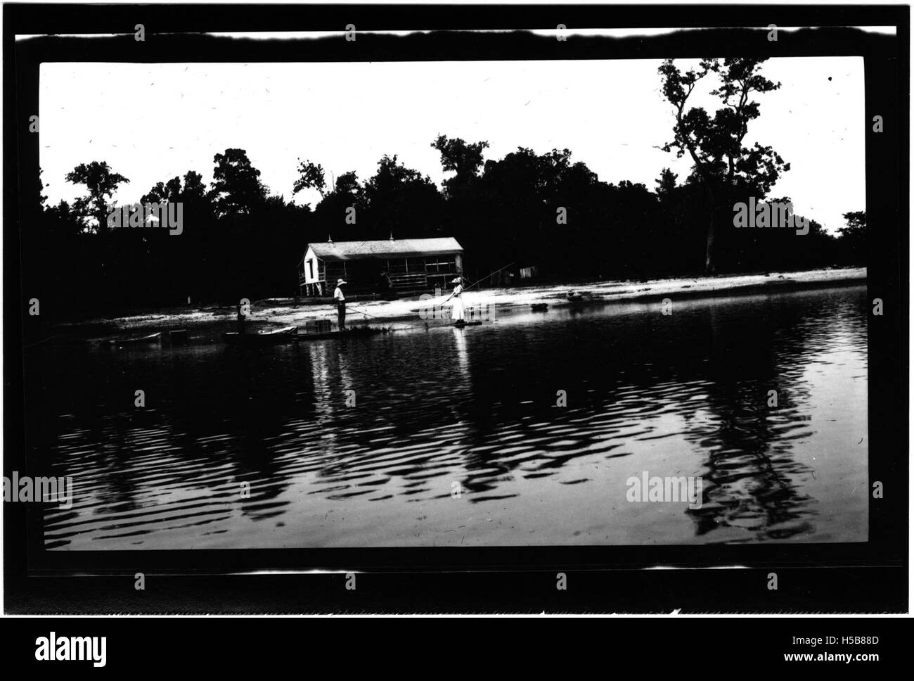 A scenic photograph capturing the views of Moon Lake and the adjacent ...
