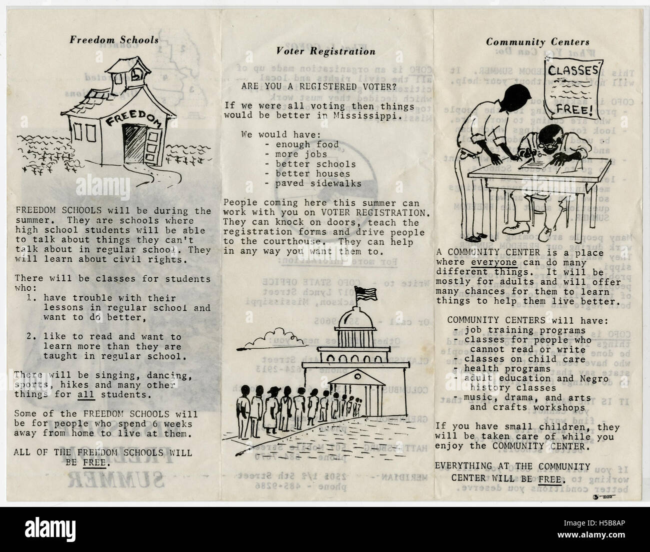 This image from the Mississippi Freedom Summer campaign of 1964 ...