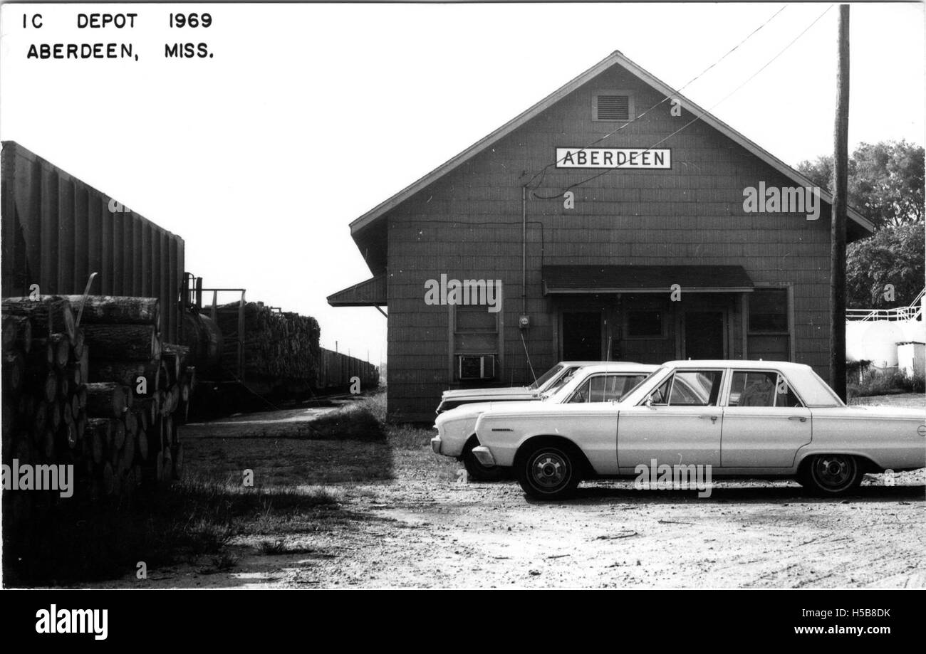 IC Depot 1969, Aberdeen, Miss Stock Photo - Alamy