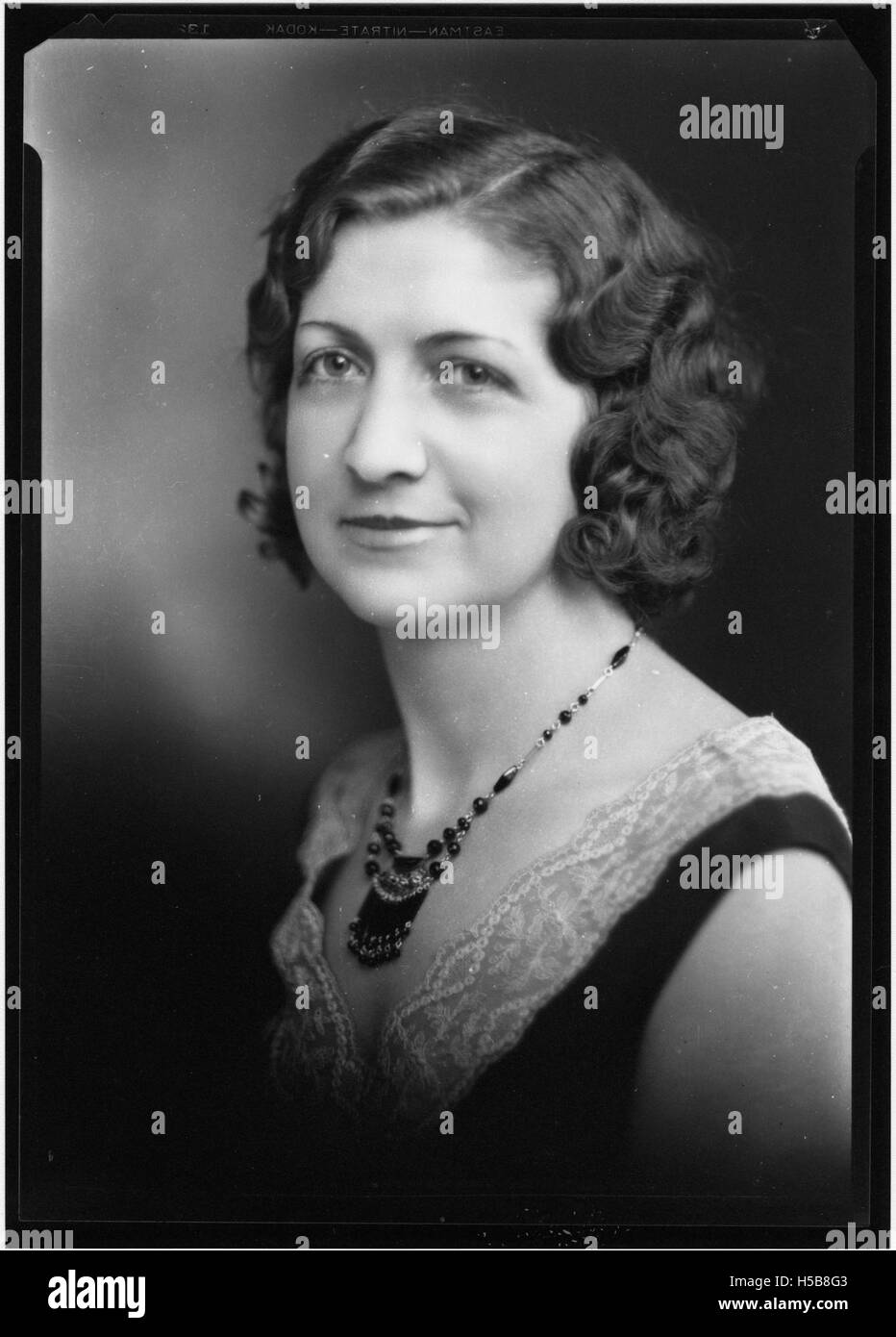 A portrait photograph of an unidentified woman, possibly from a ...