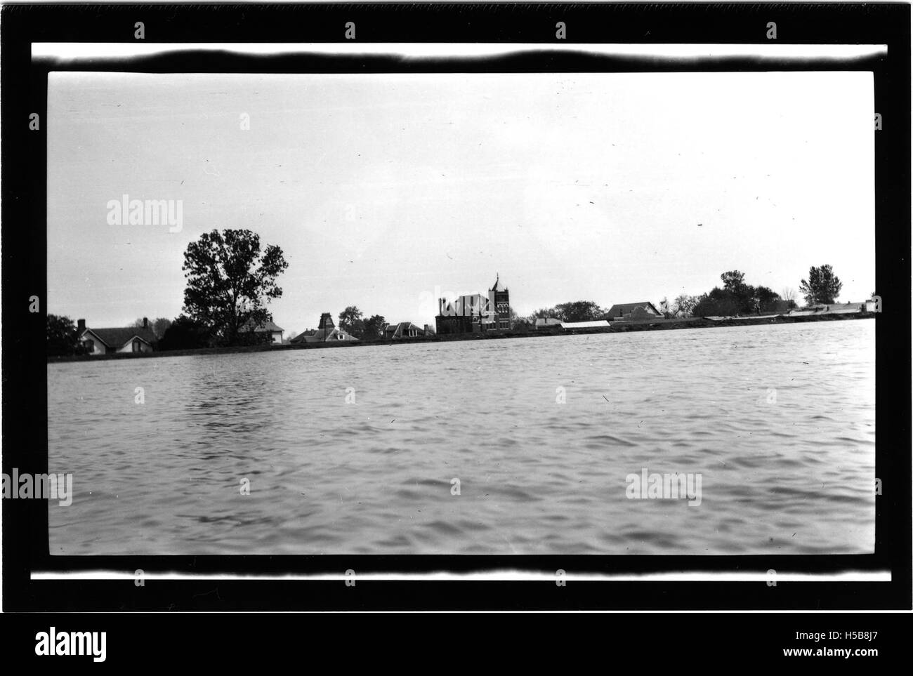 This item consists of three views depicting the front of Friars Point ...