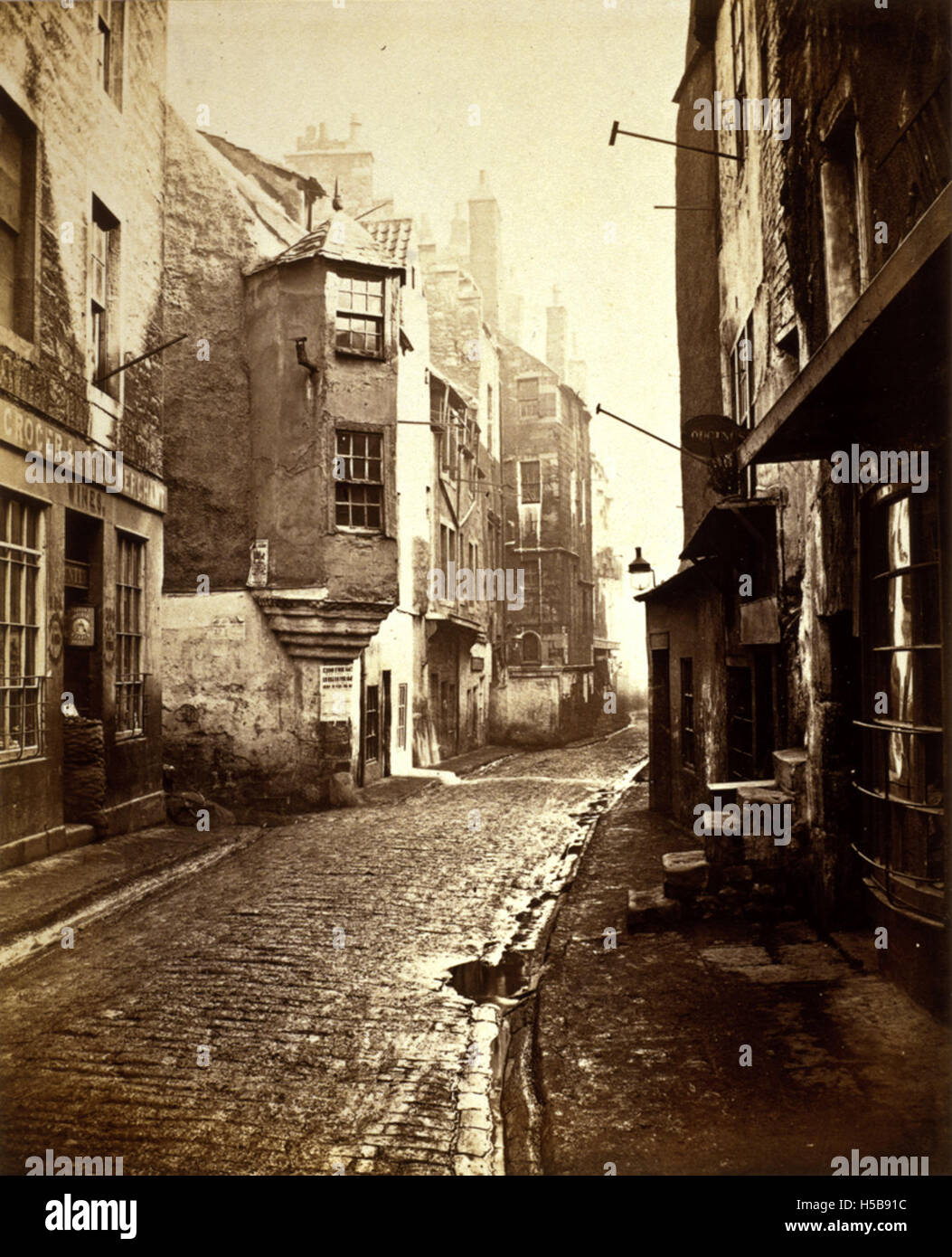 Cardinal Beaton's House, located on the Cowgate in Edinburgh, Scotland ...