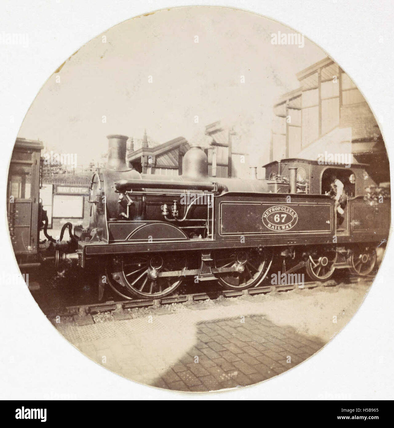 Metropolitan railway engine hi-res stock photography and images - Alamy