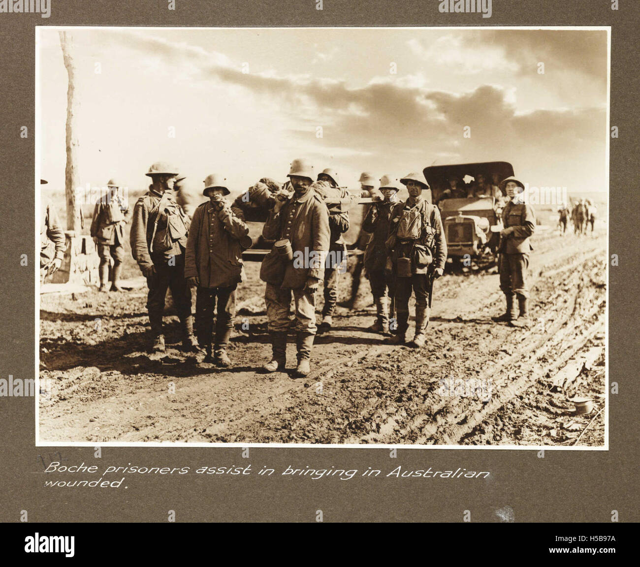 During World War I, Boche prisoners (German soldiers) assisted in ...