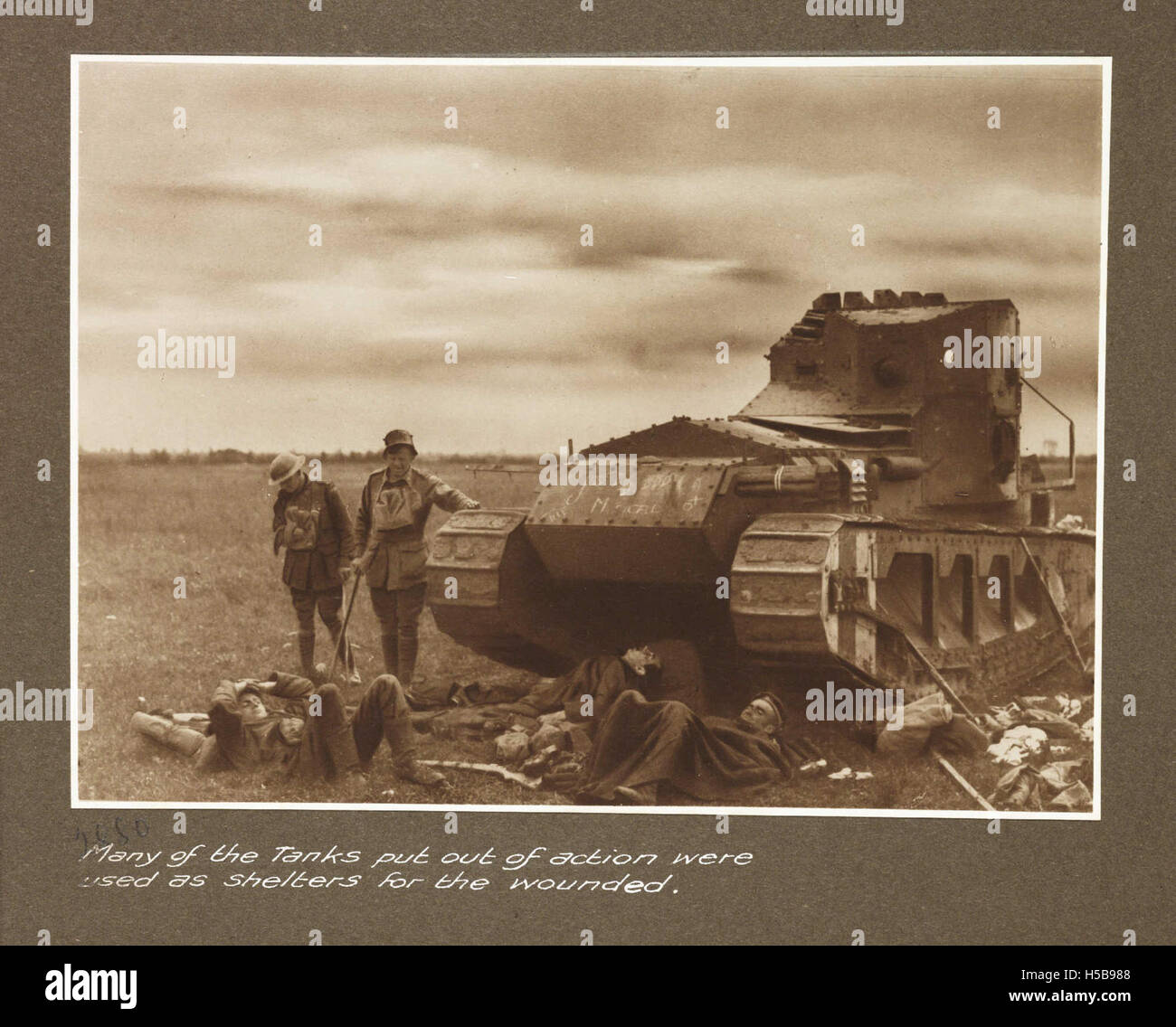 During combat, many tanks that were put out of action were repurposed ...