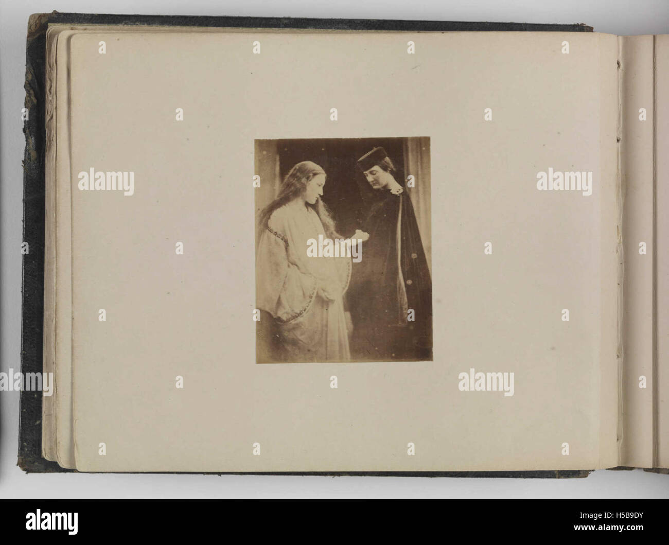 Unknown subject (Mary Ryan and unknown man) c.1867 Stock Photo - Alamy