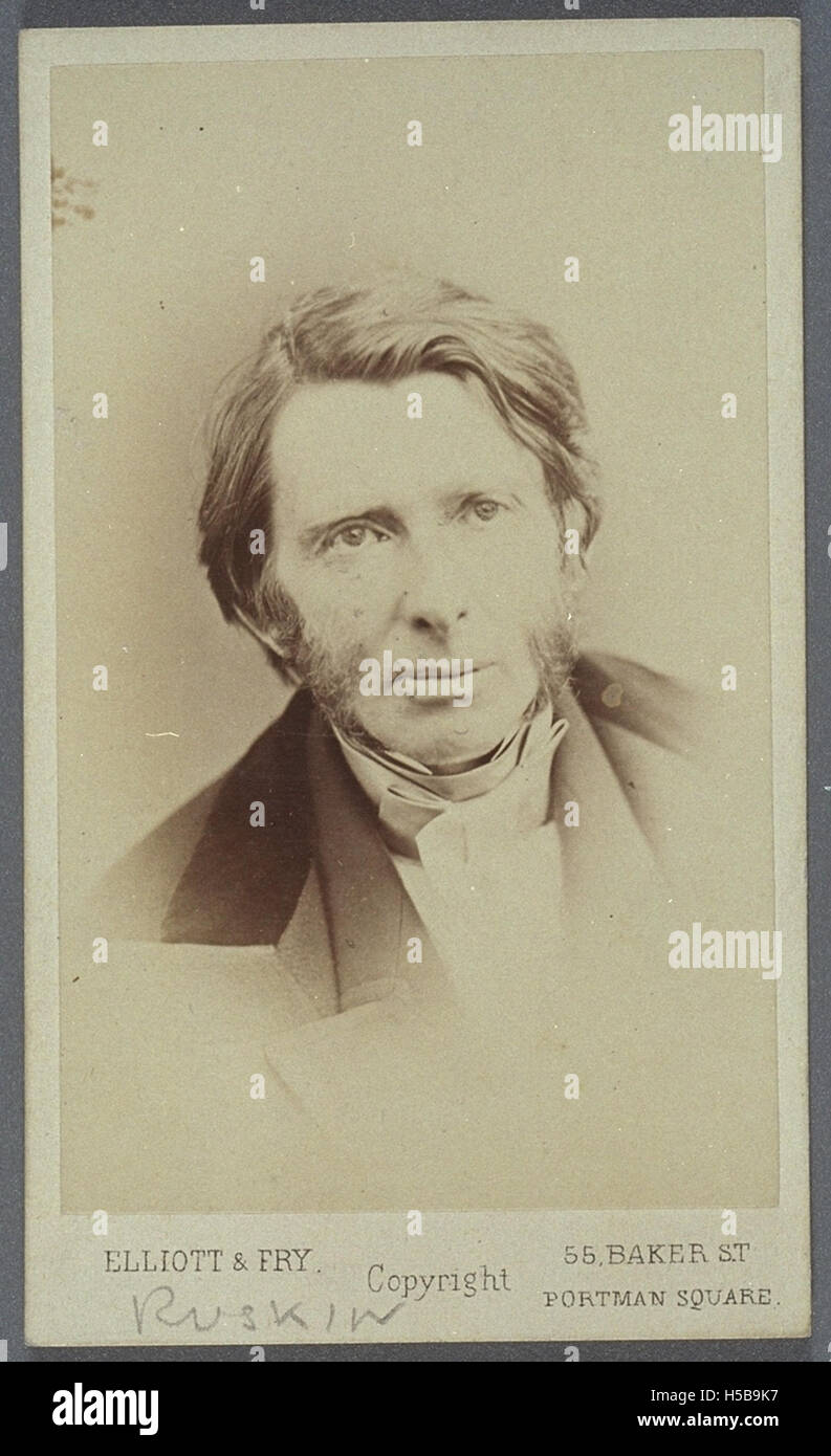 John Ruskin, an influential English art critic, social thinker, and ...