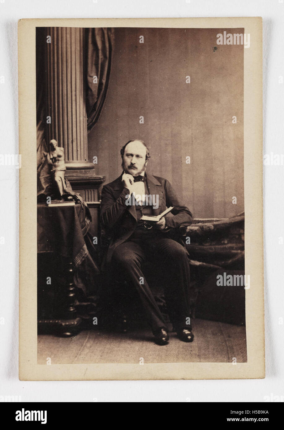 A portrait of Prince Albert, consort of Queen Victoria, circa 1859 ...