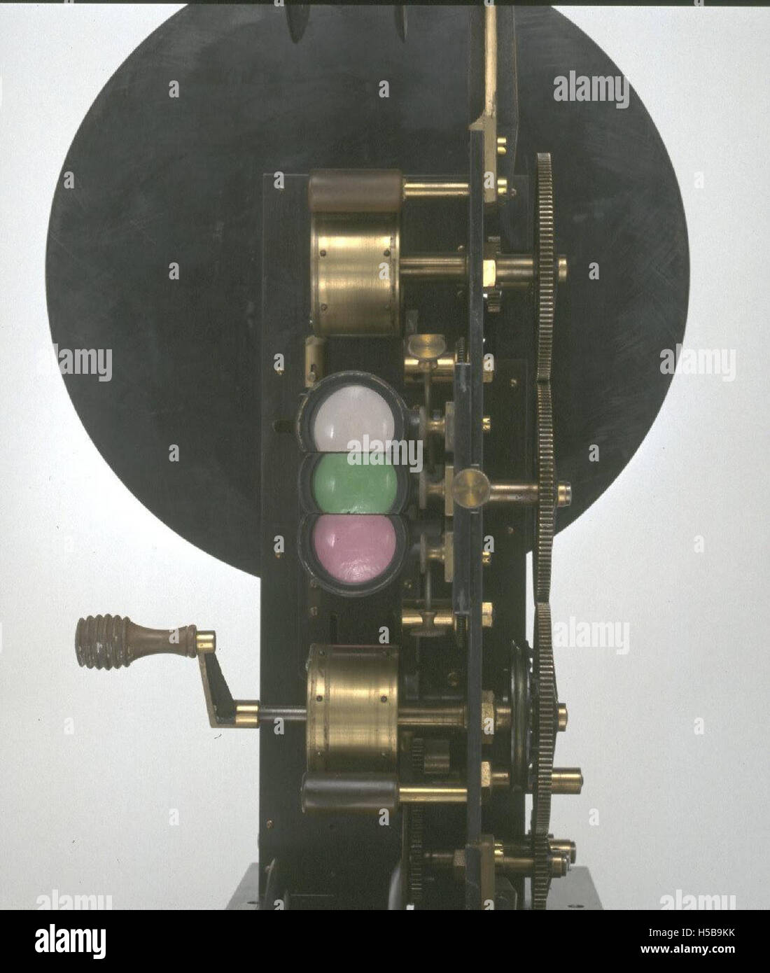 This image depicts the Lee and Turner Colour Projector from 1902, a ...
