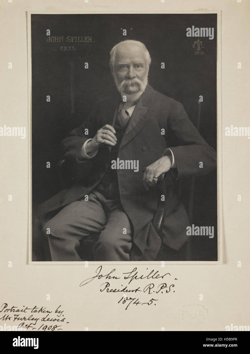 John Spiller served as the President of the Royal Photographic Society ...