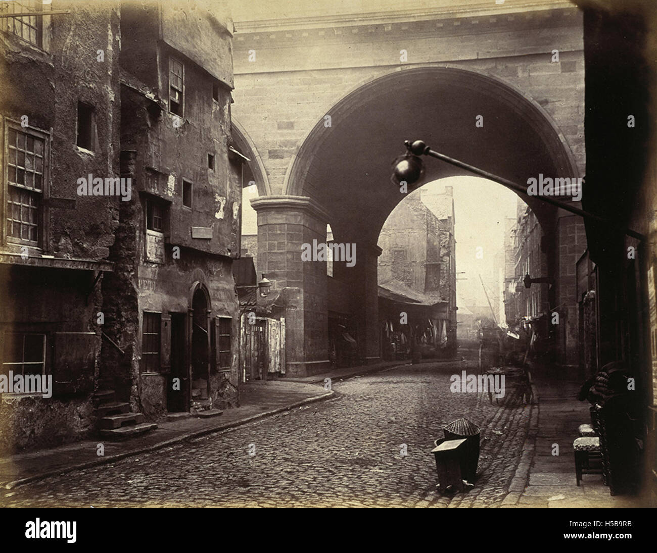 Photograph of the Cowgate Arch under George IV Bridge in Edinburgh ...