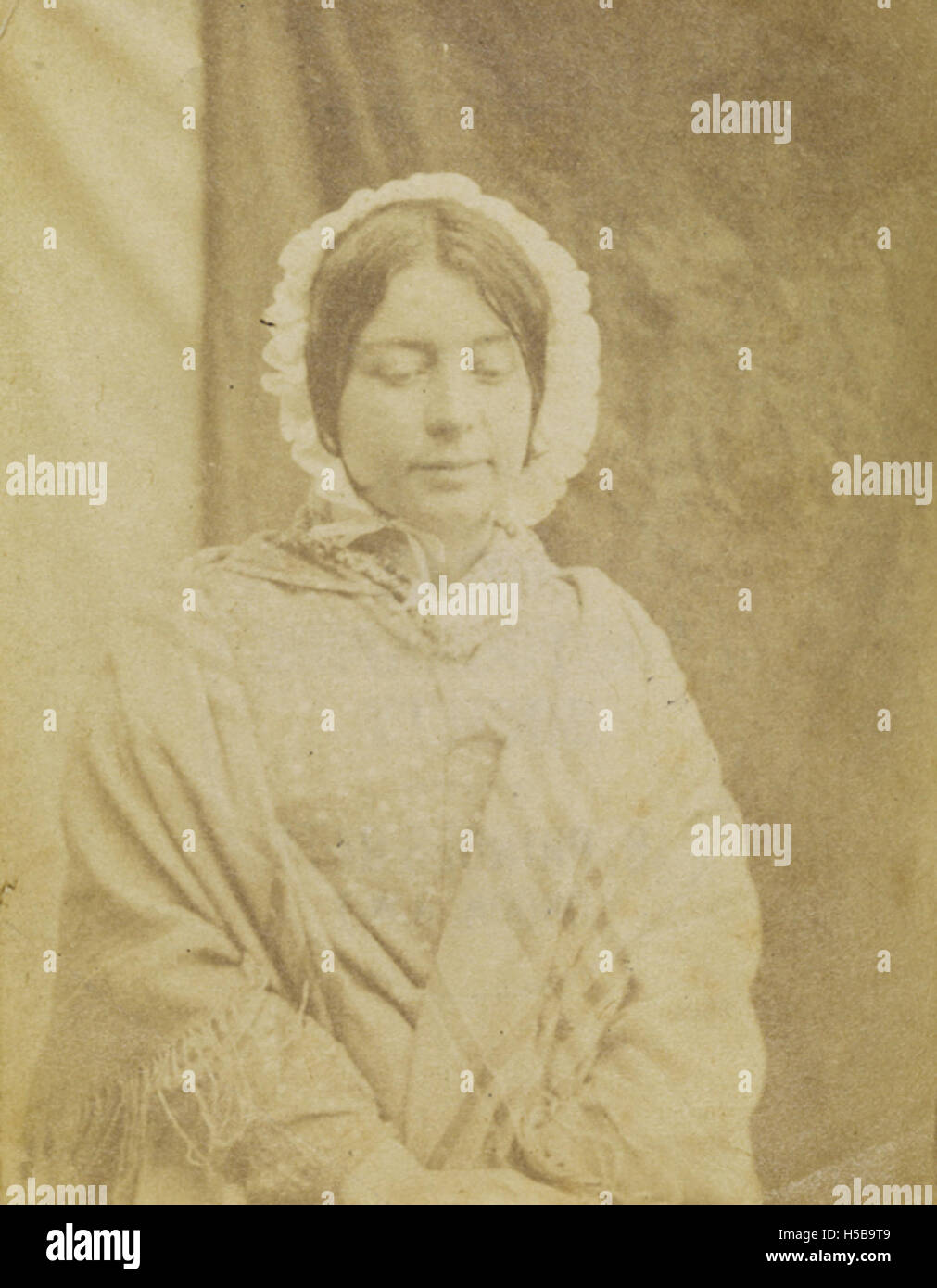 Portrait photograph of an unidentified patient from Surrey County ...
