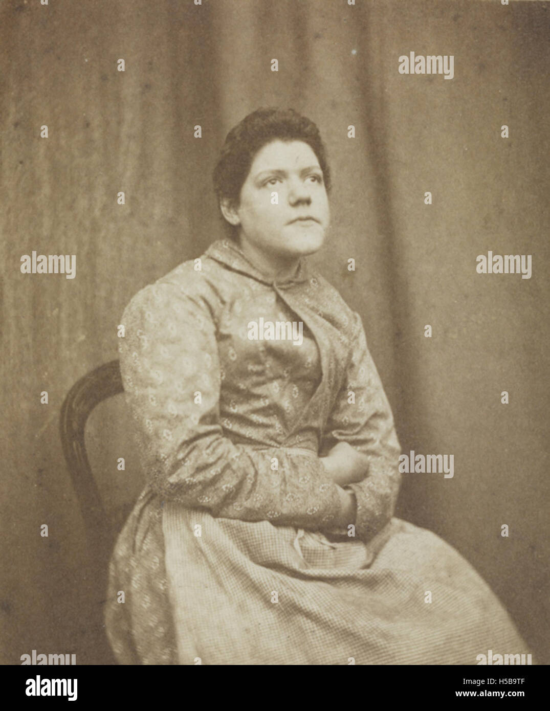 This portrait features a patient from Surrey County Asylum, a mental ...