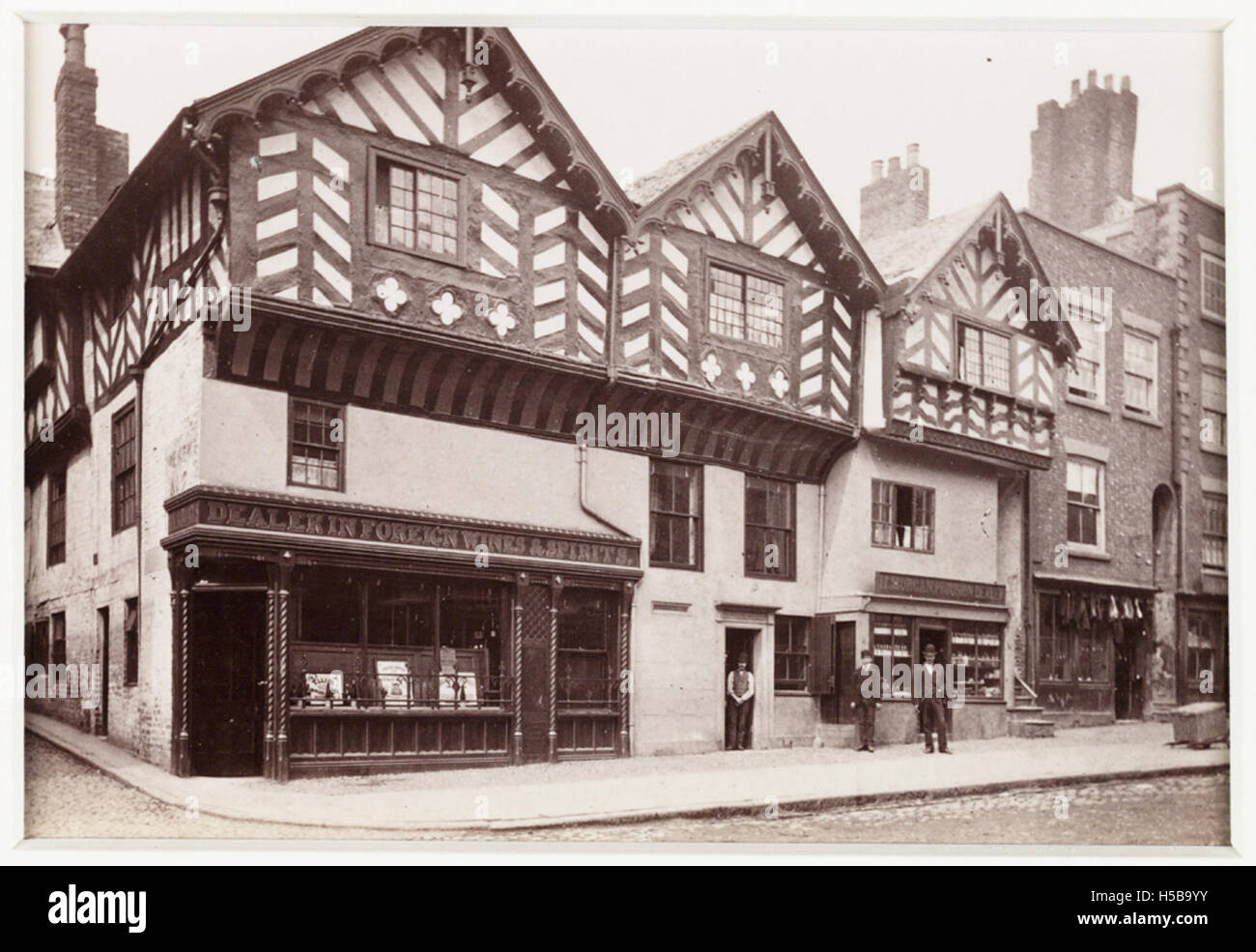 The Old King's Head Inn in Chester, a historic pub dating back several ...