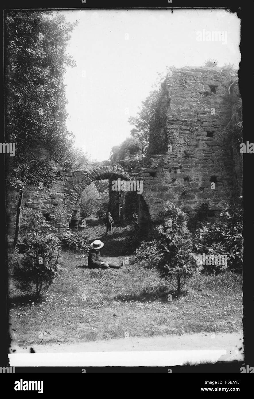 The term 'ruins' refers to the remains of a building, structure, or ...