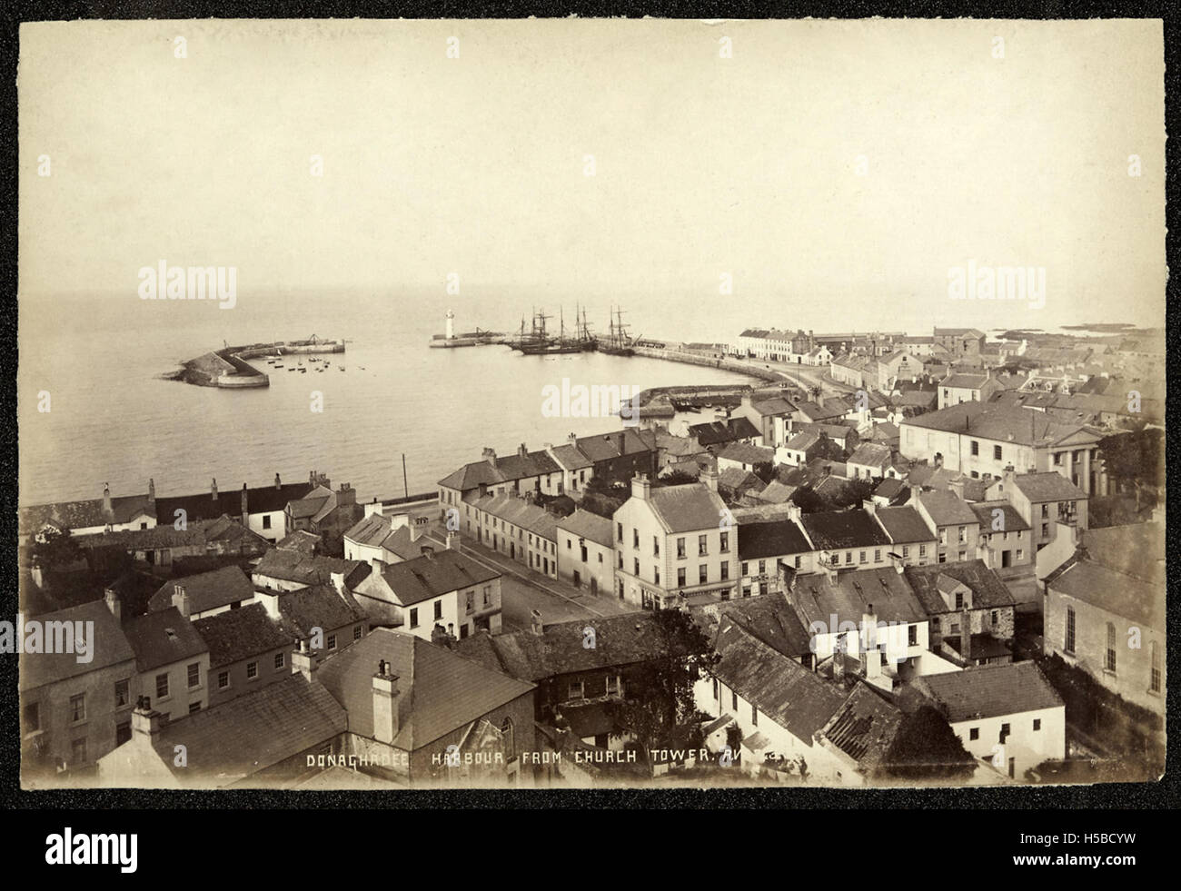 This image of Donaghadee, a small coastal town in County Down, Northern ...