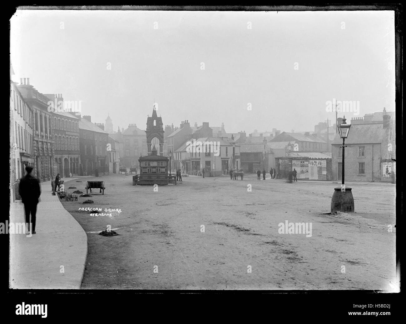 Abercorn Square in Strabane is a prominent town square in County Tyrone ...