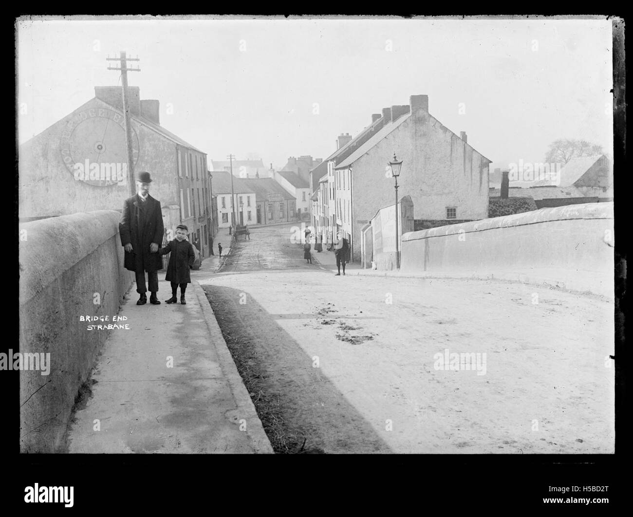 Bridge End in Strabane is shown, a location possibly identified for its ...