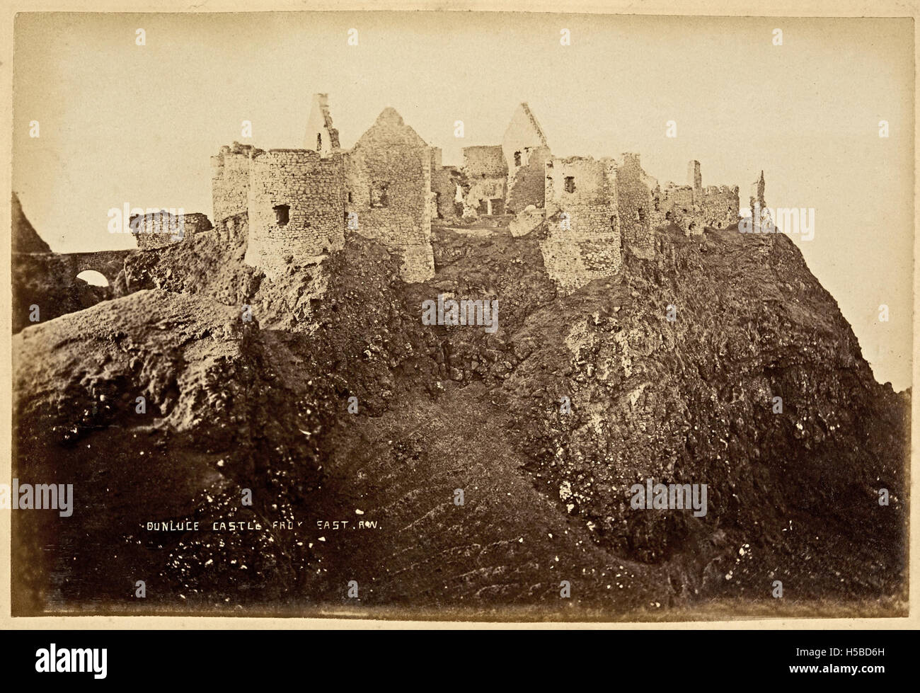Dunluce Castle is a historic ruin situated on the coast of Northern ...
