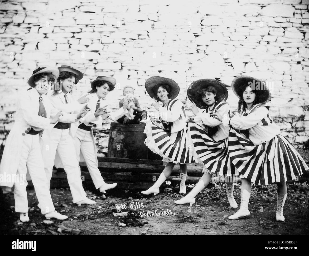 This image likely depicts a scene from Buff Bill's Circus, showcasing ...
