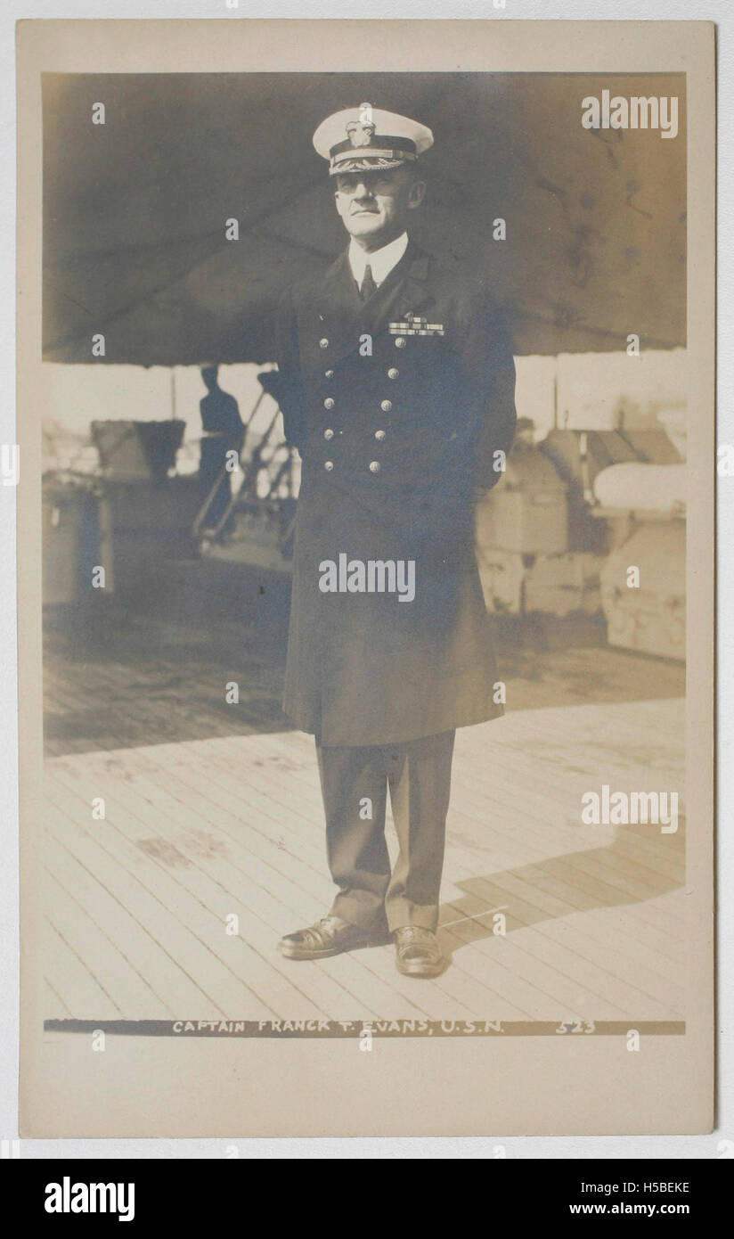 Captain Franck T. Evans was a distinguished officer in the United ...