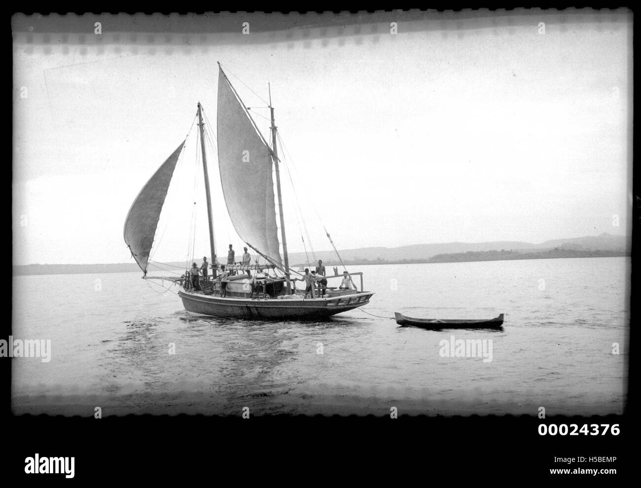 Vintage ketch Black and White Stock Photos & Images - Alamy