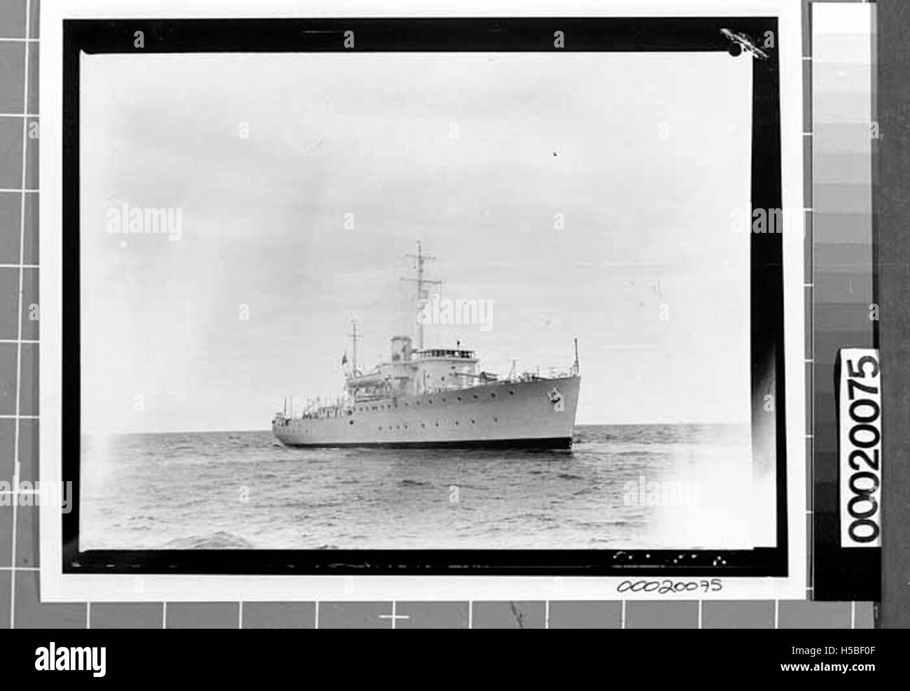 The HMAS Goulburn, an Australian naval ship, is shown undergoing trials ...