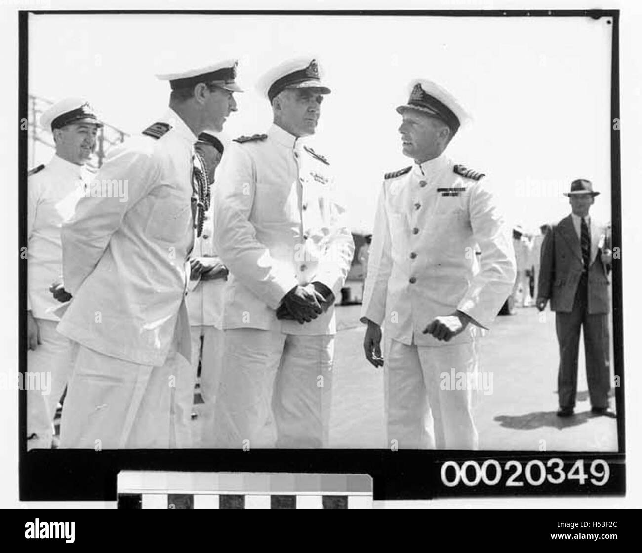 An unidentified Lieutenant Commander of the Royal Australian Navy (RAN ...
