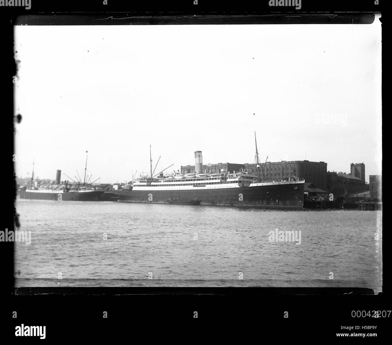 The MEGANTIC, a ship from Liverpool, is pictured at Aberdeen Wharf in ...