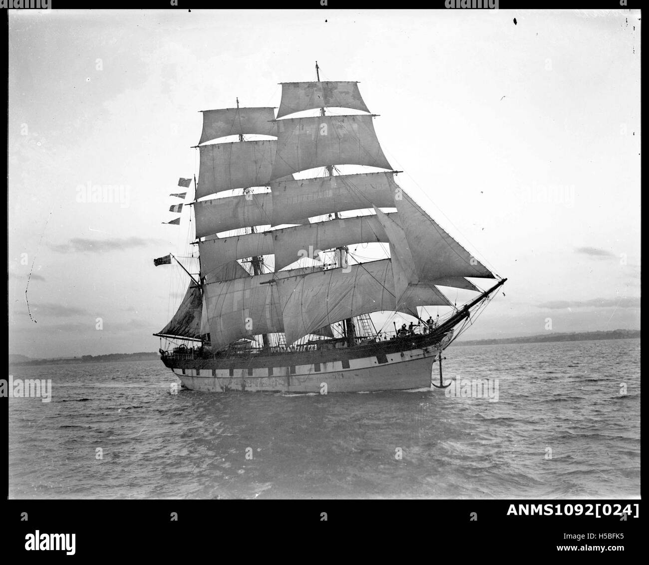 This image shows the Barque RAUPO and LOUISA CRAIG on Sydney Harbour ...