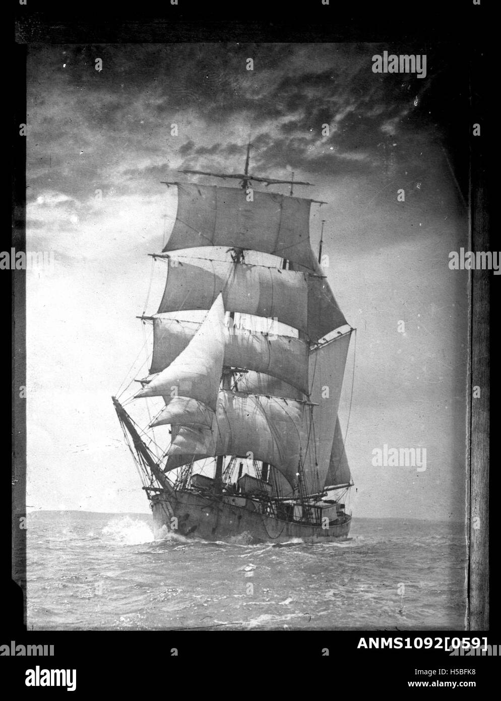 Three masted Black and White Stock Photos & Images - Alamy