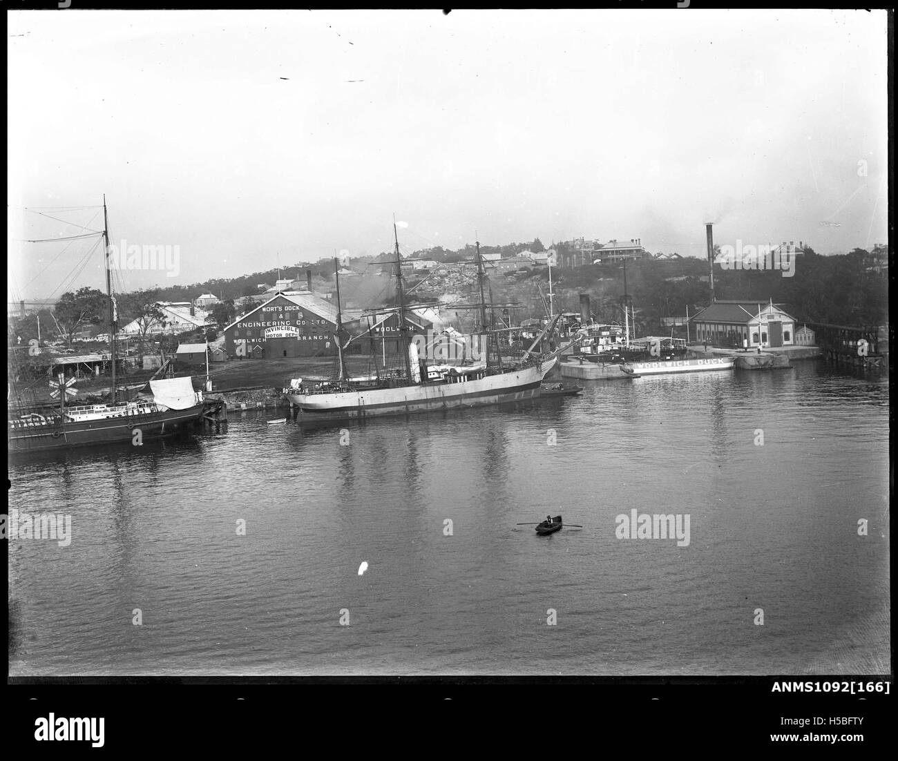 An image of Woolwich Dock, located in London, which was historically ...